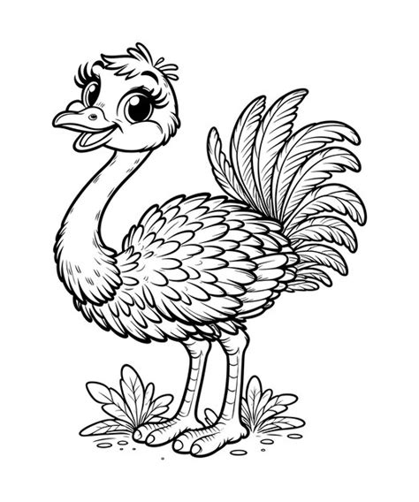 새우 색칠 페이지 터 카트롱 일러스트레이션 프리미엄 벡터