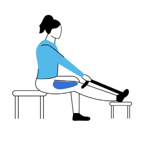 Seated Hamstring Stretch In Chair