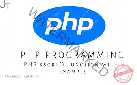 Php Ksort Function With Example Just Tech Review