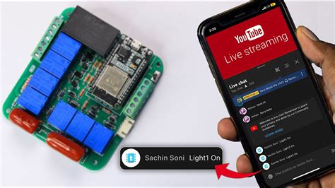 Home Automation Using Youtube Live Chat 🤯 Iot Projects Home