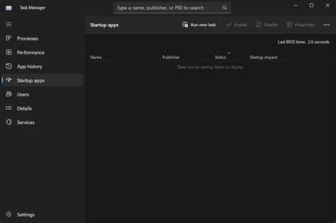 Startup Apps Won T Show On Task Manager Windows 11 Pro Build 25267 Rs Prerelease 221209 1557