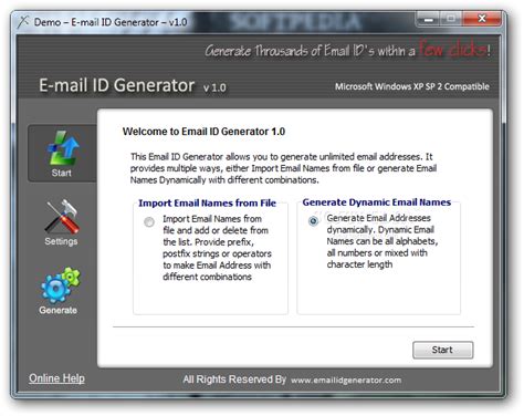 Email Id Generator Download Free Windows 10 Softpedia