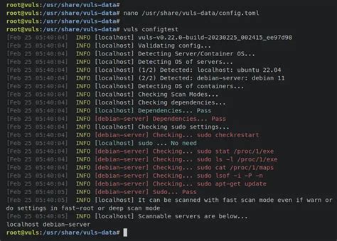 How To Install And Use Vuls Vulnerability Scanner On Ubuntu 2204