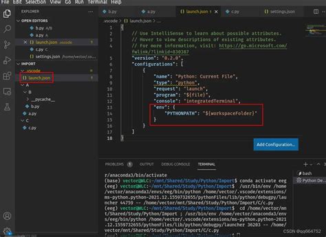 Vscode同级目录 Import 报错：no Module Named ‘xxx‘vscode中import文件夹错误 Csdn博客