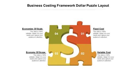 Business Costing Framework Dollar Puzzle Layout Ppt Powerpoint Presentation Summary Guide Pdf