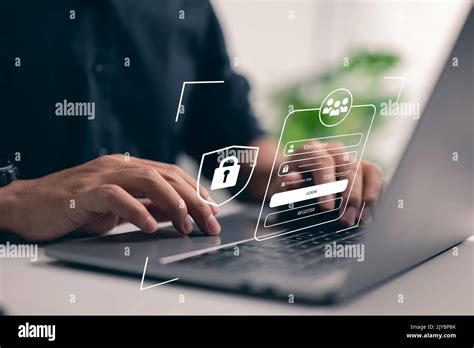 Cybersecurity And Privacy Ideas Are Used To Keep Data Safe The Lock Icon And Technology That