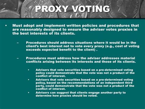 PPT PROXY VOTING PowerPoint Presentation ID 168950