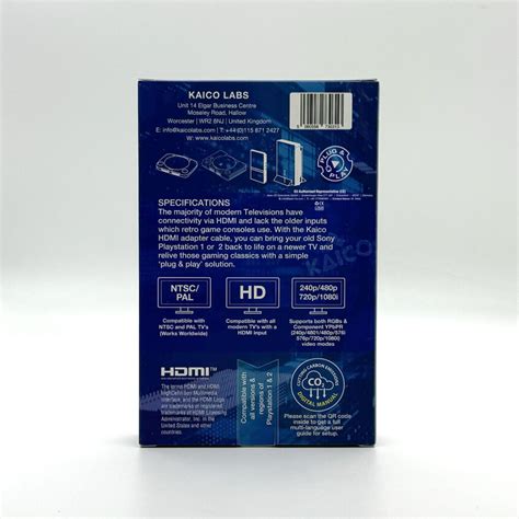 Sony PlayStation HDMI Display Adapter Converter Cable