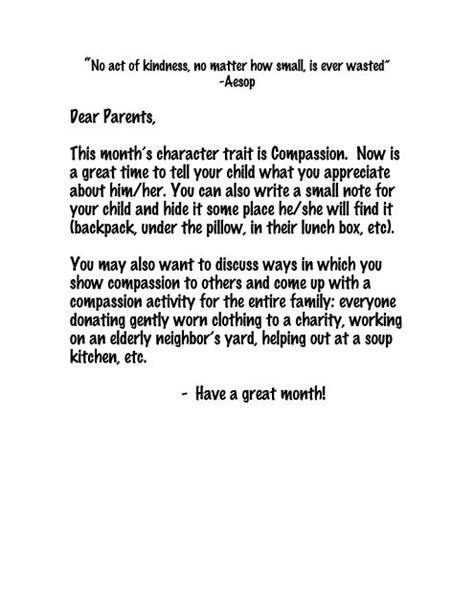 December Character Trait Compassion December Character Trait Compassion