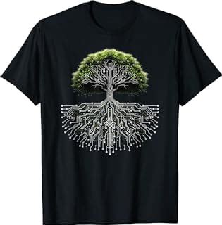 Nature Inspired Coding Computer Programmer Tree Circuits T Shirt