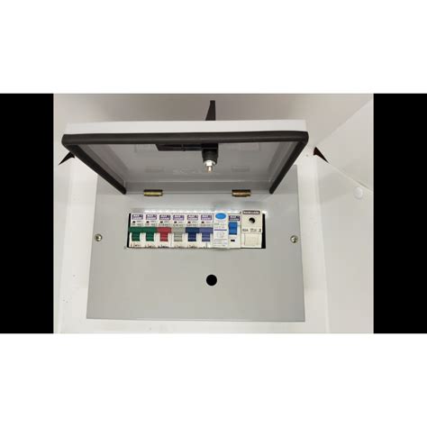 6MCB Safety Single Phase Metal DB Box Complete Set Set DB Besi Safety Shopee Malaysia