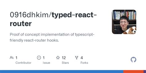 Github 0916dhkimtyped React Router Proof Of Concept Implementation Of Typescript Friendly