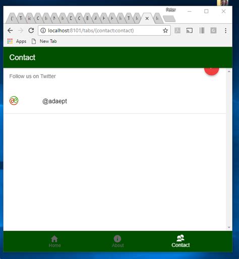 Testing Ionic 4 Lab Vs Live Alignment And Selection Issues With Fab