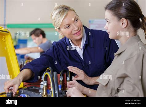 Portrait Of A Female Mechanical Engineers Stock Photo Alamy