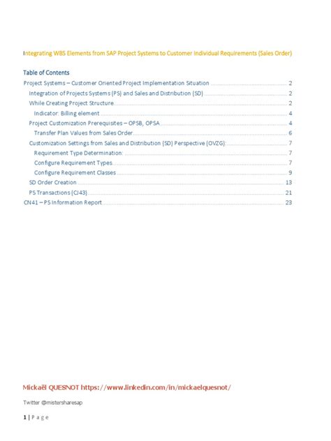 Main Configuration In Sap Project Systems 1675973838 Pdf Sales Computing