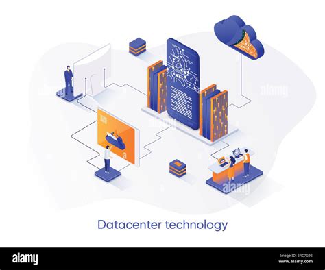 3d Datacenter Stock Vector Images Alamy