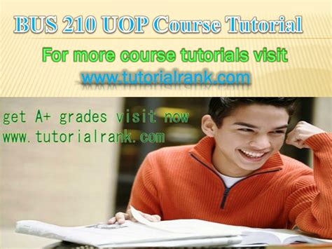 PPT BUS 210 UOP Course Tutorial Tutorial Rank PowerPoint Presentation ID 7169285