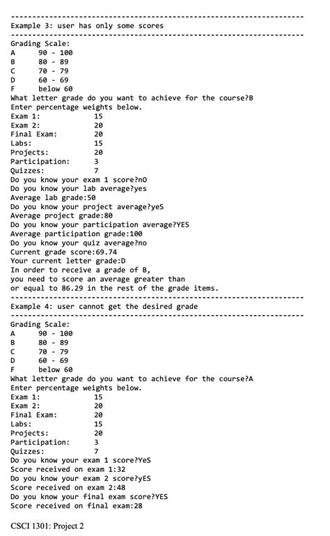 Solved Project 2 Grade Calculator Introduction This Project