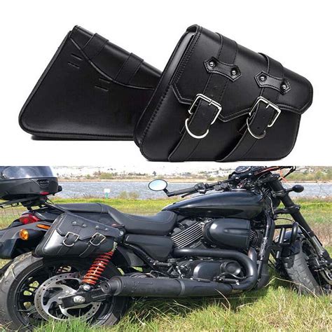 오토바이 사이드 새들백 Pu 가죽 왼쪽 오른쪽 도구 할리 오토바이용 러기지 백 1pc Aliexpress