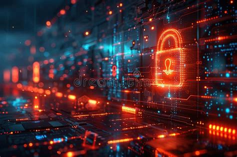 Cyber Security Lock Stock Illustration Illustration Of Security 335761077