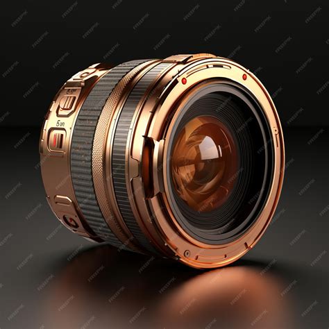 Premium Ai Image 2d 0 Number 3d Render Gold Copper Color 4k Eos R5