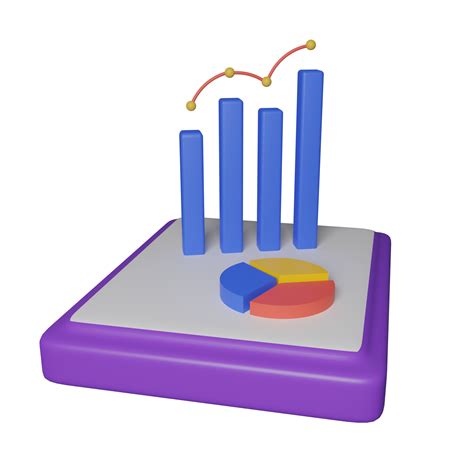 Data Analytics Charts And Pie Chart 3d Icon Perfect To Use As An Additional Element In Your