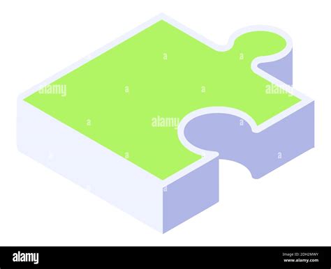 Isometric Puzzle Icon Puzzle Element Isolated Vector Illustration Stock Vector Image And Art Alamy