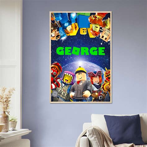 Roblox Game Poster Game Poster Video Game Poster Full Size Poster Ready To Hang Citiesbox