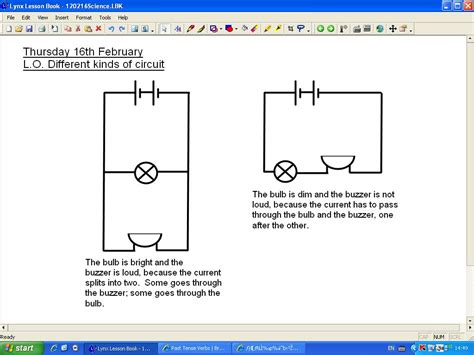 Mr Howe S Class Science Different Kinds Of Circuit