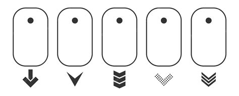 Premium Vector Modern Linear Pictogram Of Scroll Down On The Computer