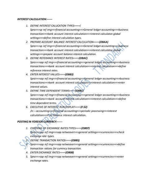 Sap Fico T Codes T Kondaiah Docx