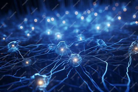 Premium Photo Neural Network Concept Artificial Intelligence Synapse Connection Generative Ai