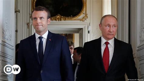 Between Putin And Macron Its Strictly Business Dw 05302017