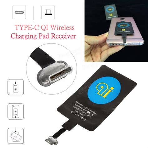 USB Type C Qi Wireless Charger Charging Receiver Module Pad For Mobile Phone Sale Banggood Com