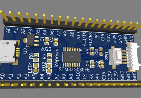 Stm32g030f6p6核心板 立创开源硬件平台 Stm32g030f6p6核心板 立创开源硬件平台