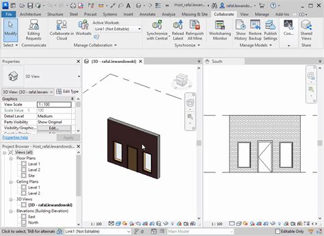 No Automatic Regeneration After Closing The Workset To Which Elements Inside The Linked Rvt