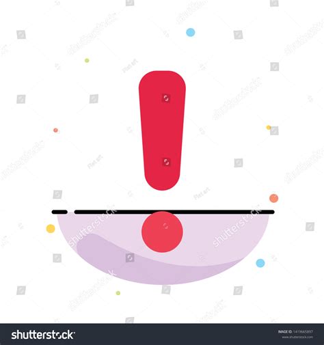 Alert Danger Warning Sign Abstract Flat Stock Vector Royalty Free
