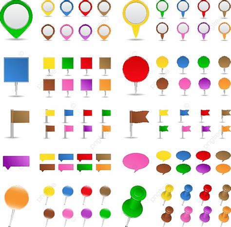 Map Marker Vector Design Images Map Markers Collection Abstract Background Pushpin Position