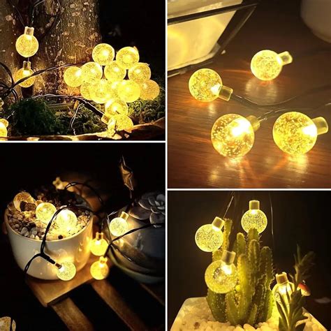 Электрическая гирлянда ретро Светодиодная наружного сада 22 метров 200 лампочек работающая на