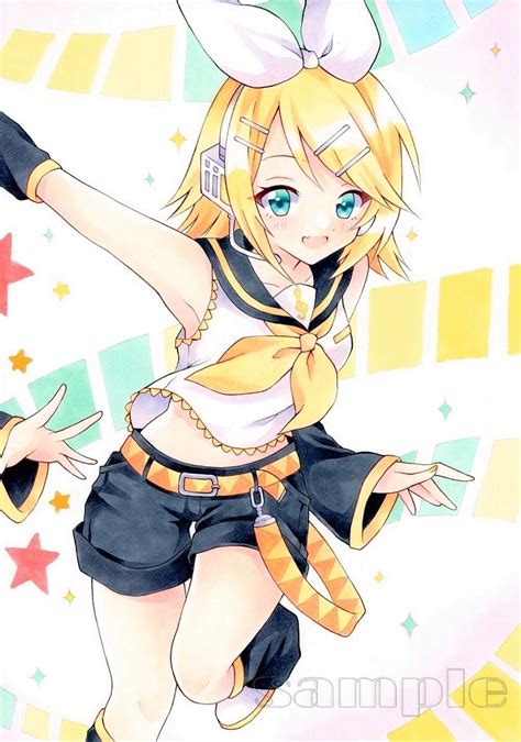 Kagamine Rin Vocaloid Drawn By Yuiki Cube Danbooru