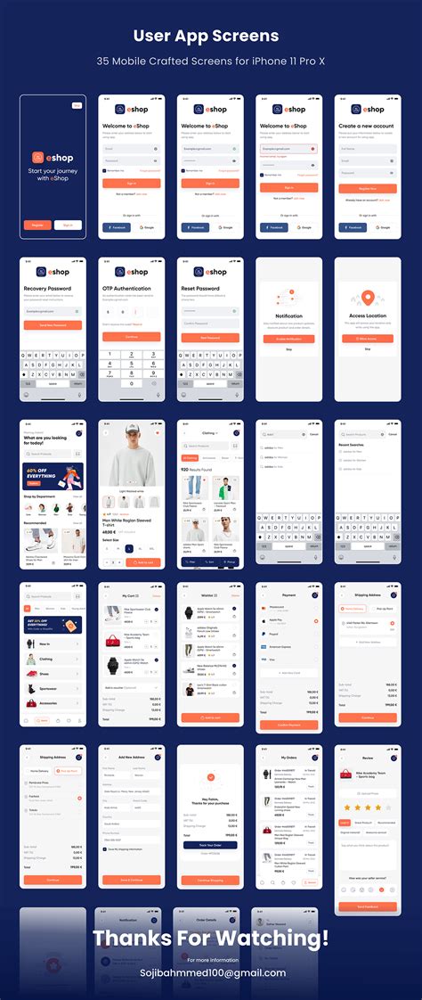 Ecommerce Mobile App Design On Behance