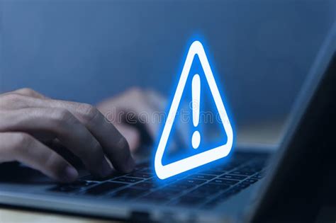 Warning Triangle And Exclamation Sign Icon Warning Of Dangerous Problems Server Error Virus