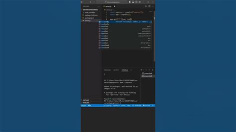 Server Using Express Nodejs Javascript Coding Software