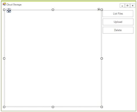 Storage WinForms Cloud Integration Telerik UI For WinForms