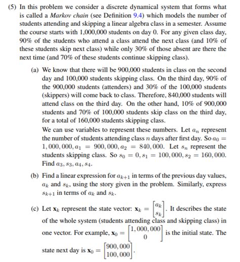 solved 5 in this problem we consider a discrete dynamical