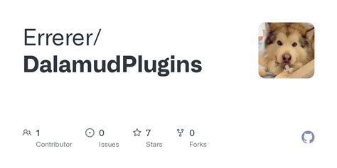 GitHub Errerer DalamudPlugins