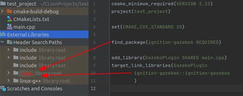 Including Ignition Gazebo6 Package Adds Home Directory To Search Path In Clion · Issue 1700