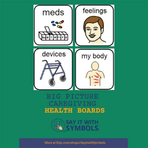 Adult Communication Boards Etsy