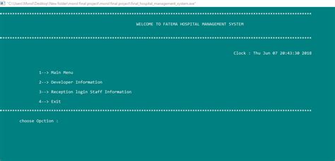 Hospital Management System Project Using C And C