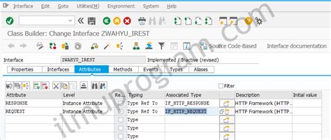 SE Create Z Rest Interface Class Builder ILMUPROGRAM COM